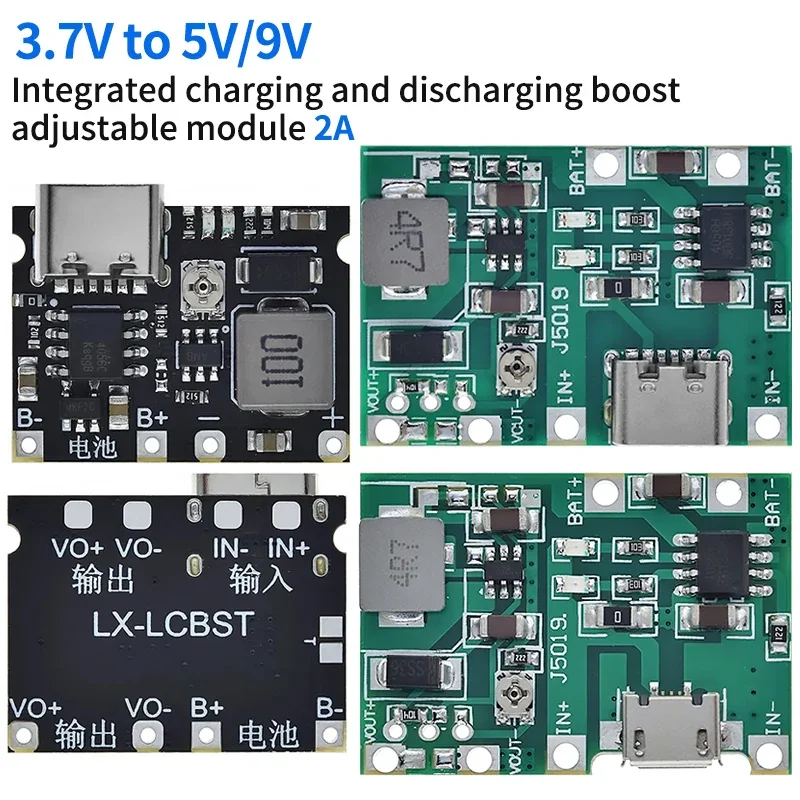 5-20-100-PCS-3-7V-liter-9V-5V-multimeter-modified-18650-lithium-battery ...