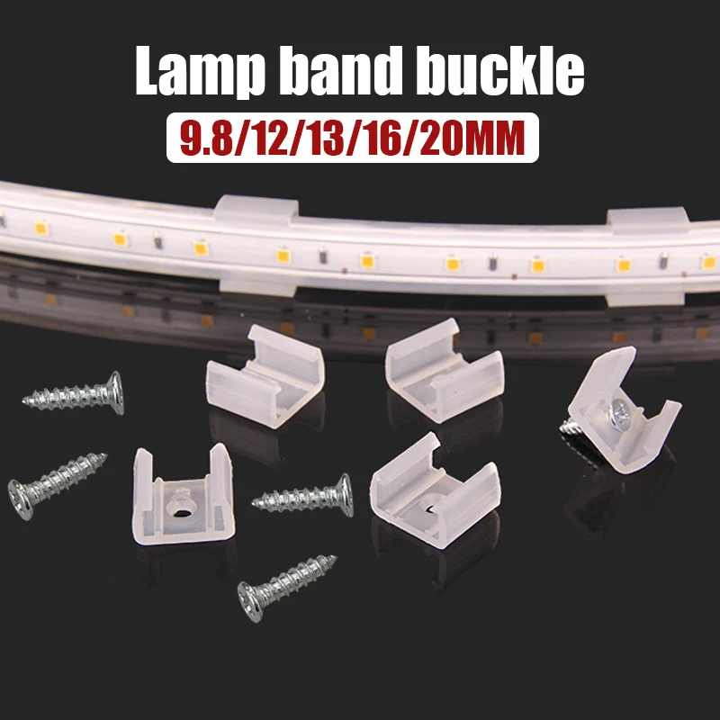 10pcs-Led-Neon-Light-Strip-Fixing-Clip-9-8-12-13-16-20mm-Waterproof ...