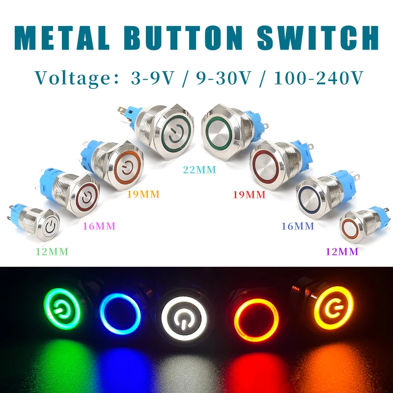 12-16-19-22mm-Waterproof-Metal-Push-Button-Switch-LED-Light-Momentary ...