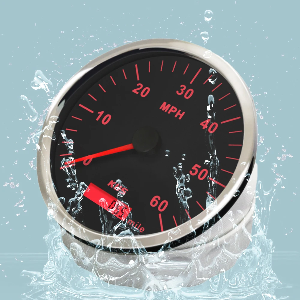 KUS-Waterproof-110mm-GPS-Speedometer-Speed-Gauge-0-60MPH-ODO-for-Car ...