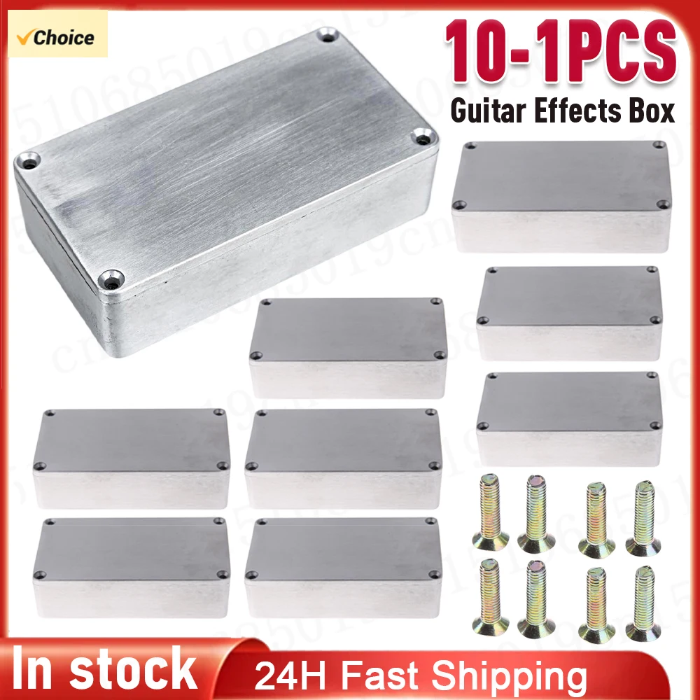 1-10pcs-Guitar-Effect-Cases-Holder-with-Screws-1590B-Aluminum-Die-cast ...
