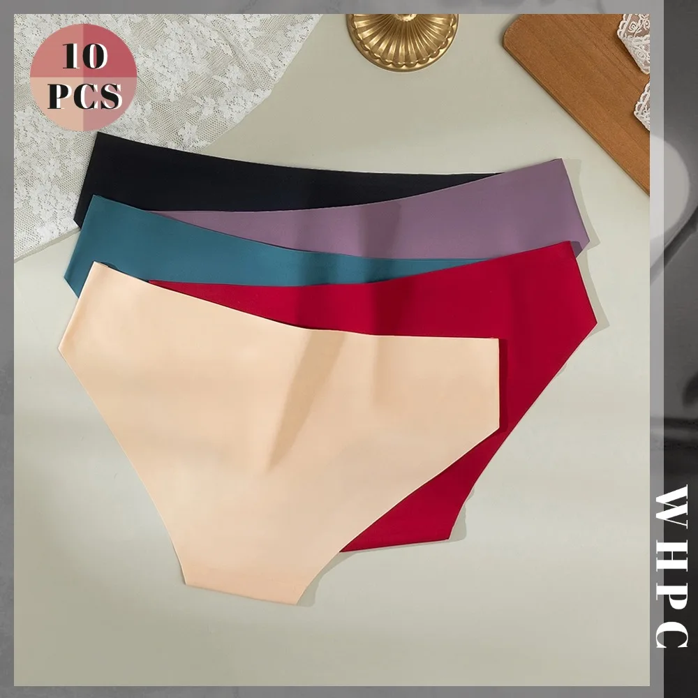 10PCS-Set-Women-s-Invisible-Panties-Kit-with-10-Pieces-Female-Seamless ...