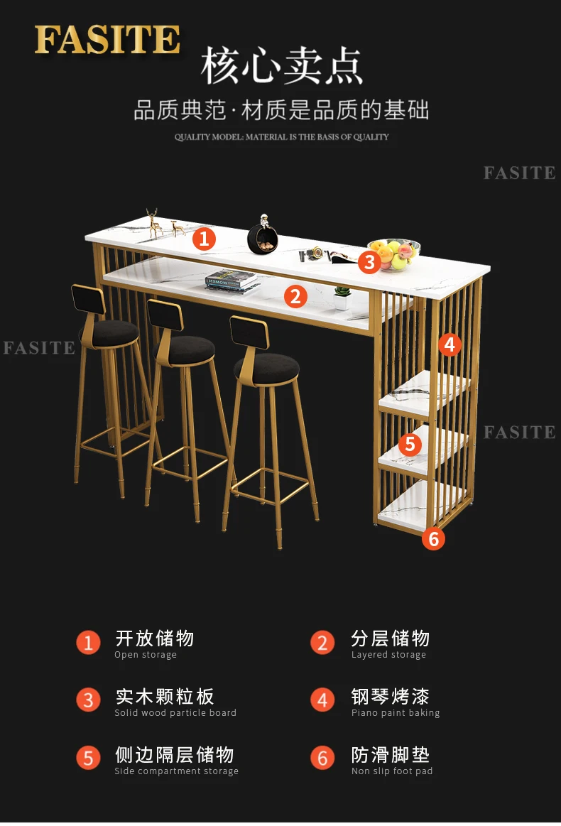 Bàn Bar Sang Trọng Cocktail Thanh Bàn Đảng Kim Loại Cao Cấp Phòng Ăn ...