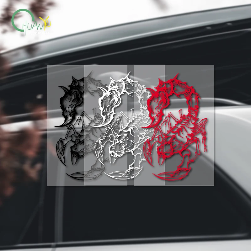 King of Poison Scorpion car decals, car and motorcycle scratch ...