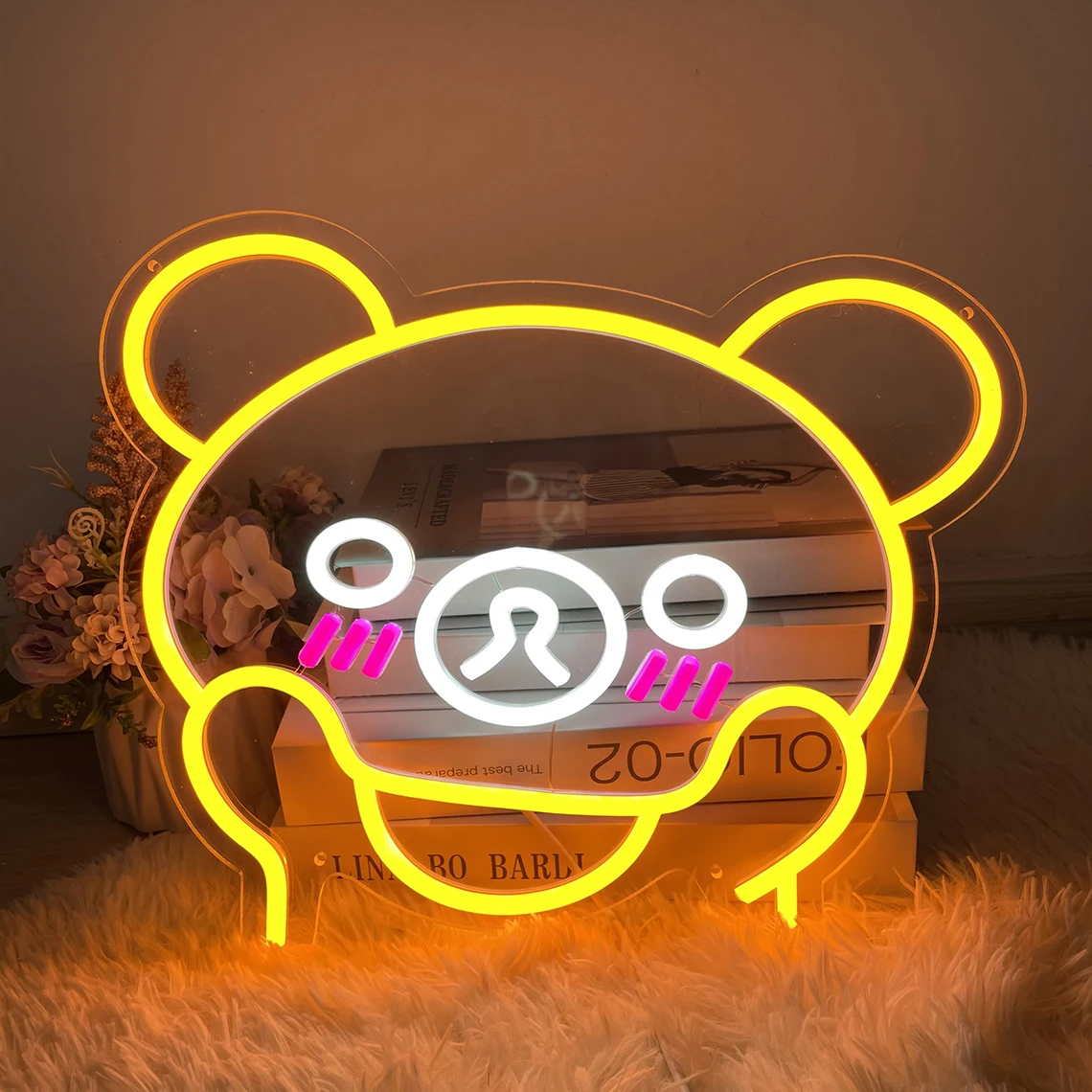 Custom-Animal-Bear-Neon-Sign-Cute-Animal-Cartoon-Toy-Store-Art-Neon ...