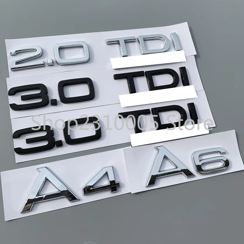 TDI 1.9TDI 2.0TDI 2.5TDI 2.7TDI 3.0TDI emblema de letras para coche ...