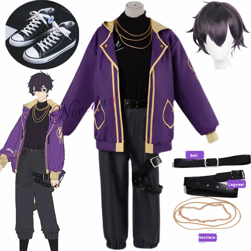 VTuber Luxiem Shoto Dog Shxtou Cosplay Costume NIJISANJI Fancy Party ...