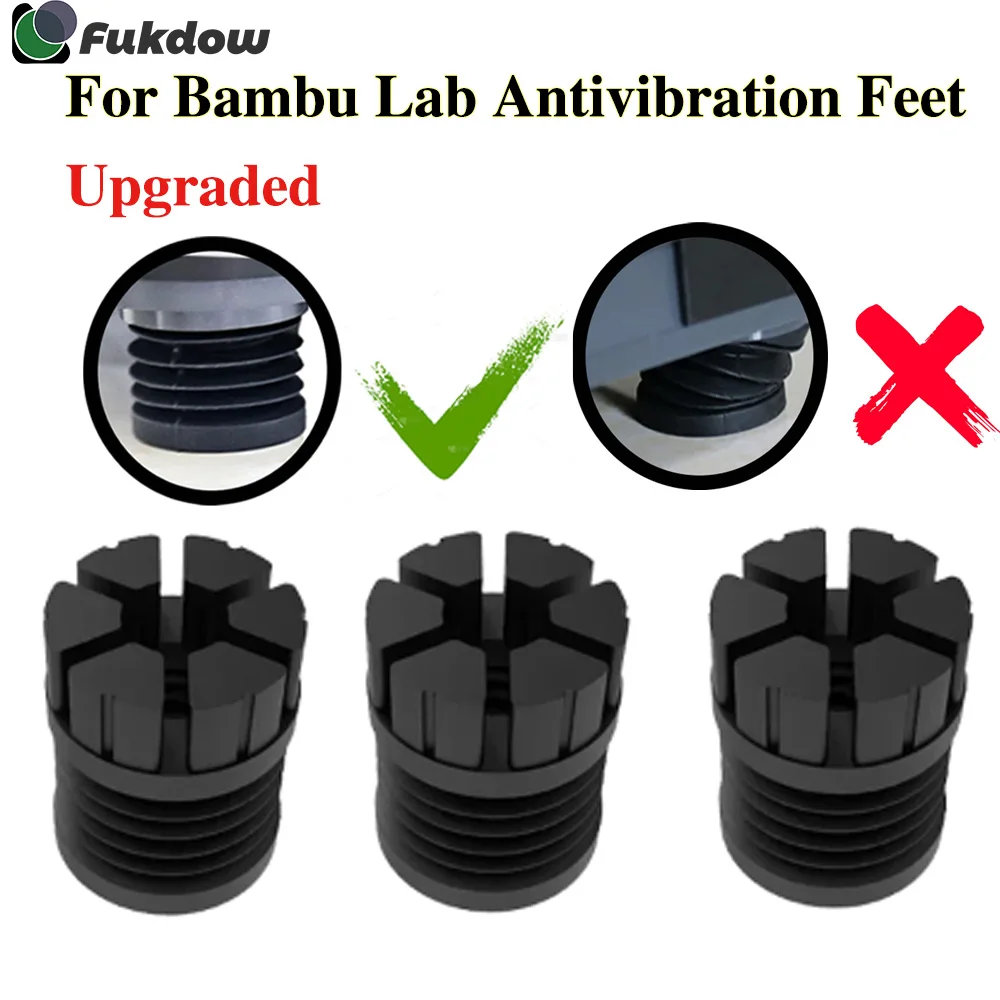 For-Bambu-Lab-X1C-P1S-P1P-Upgraded-Anti-Vibration-Feet-Universal-Rubber ...