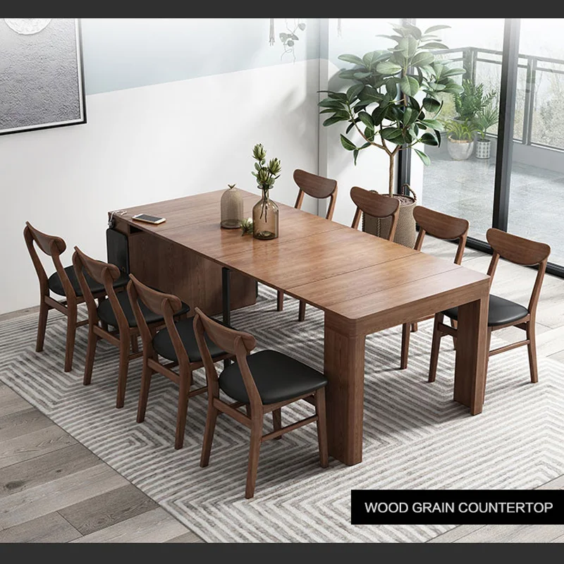 Nordic-Slate-Folding-Small-Dining-Table-Dining-Chair-Small-Apartment ...