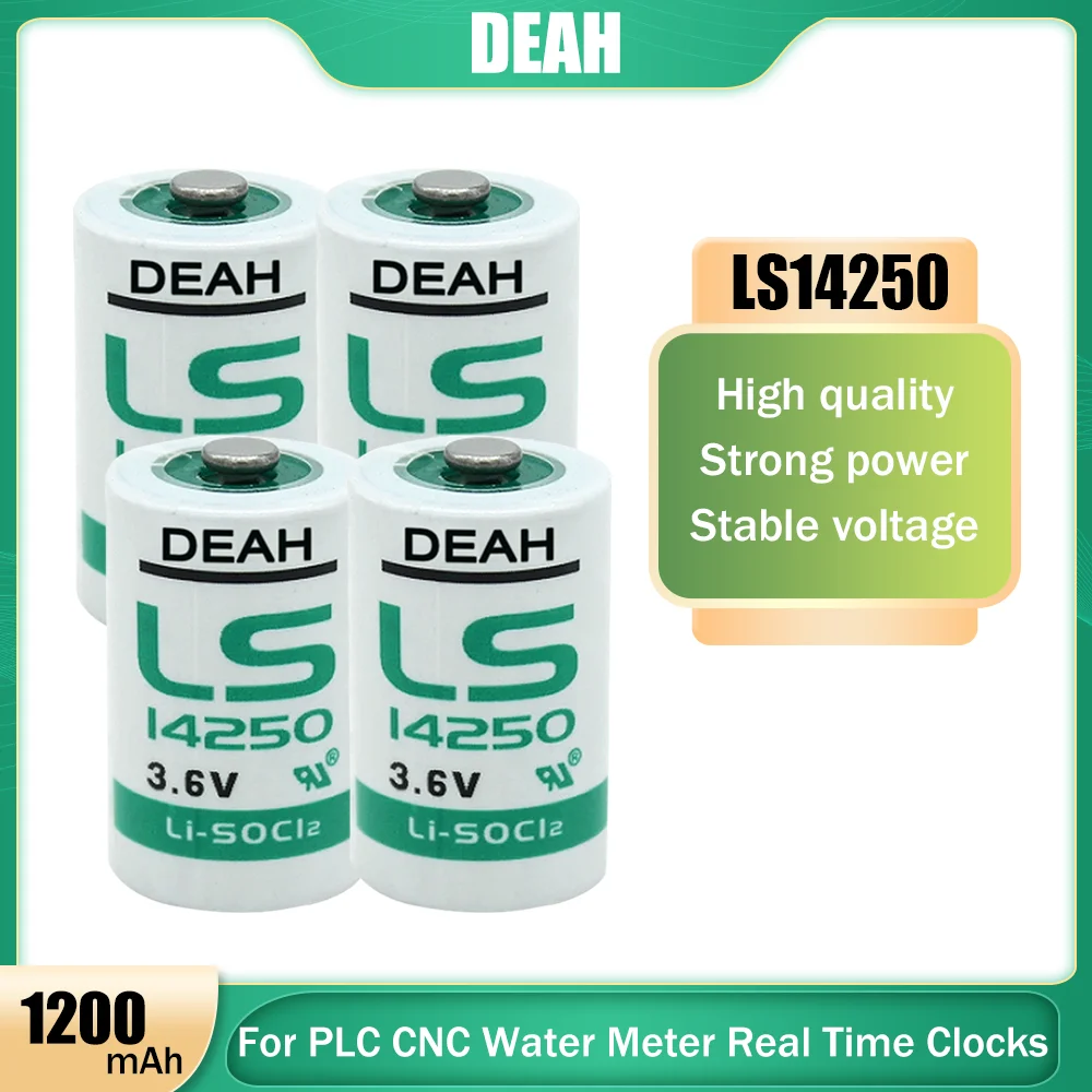 4pcs/lot New Original Saft Ls14250 1/2aa 3.6v Plc Industrial Automation ...