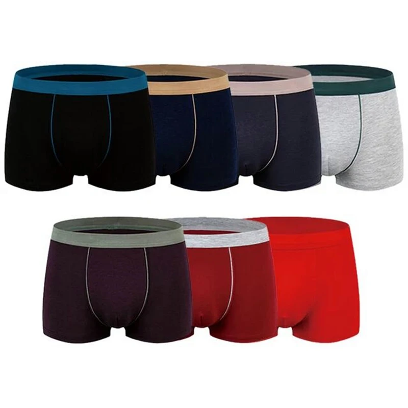 Calzoncillos Bóxer sin costuras para hombre, ropa interior de algodón ...