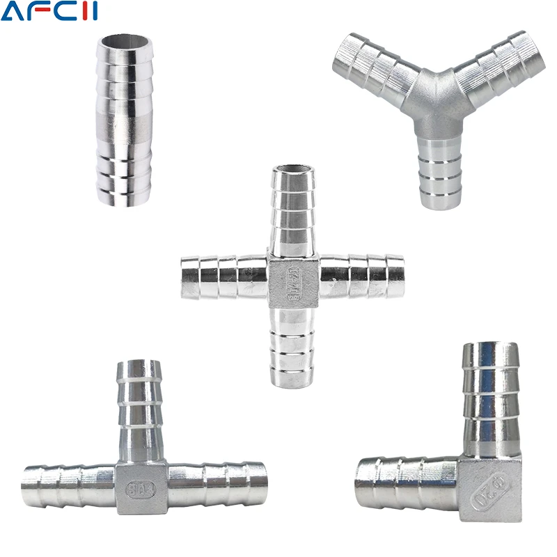 304 Stainless Steel Tail Barb Connectors | Stainless Steel Pipe Fitting ...