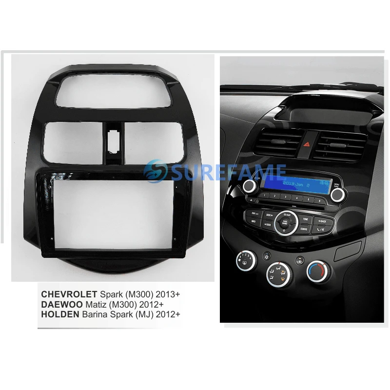 9-inch-Car-Fascia-Radio-Panel-for-CHEVROLET-Spark-M300-2013-2015-Facia ...