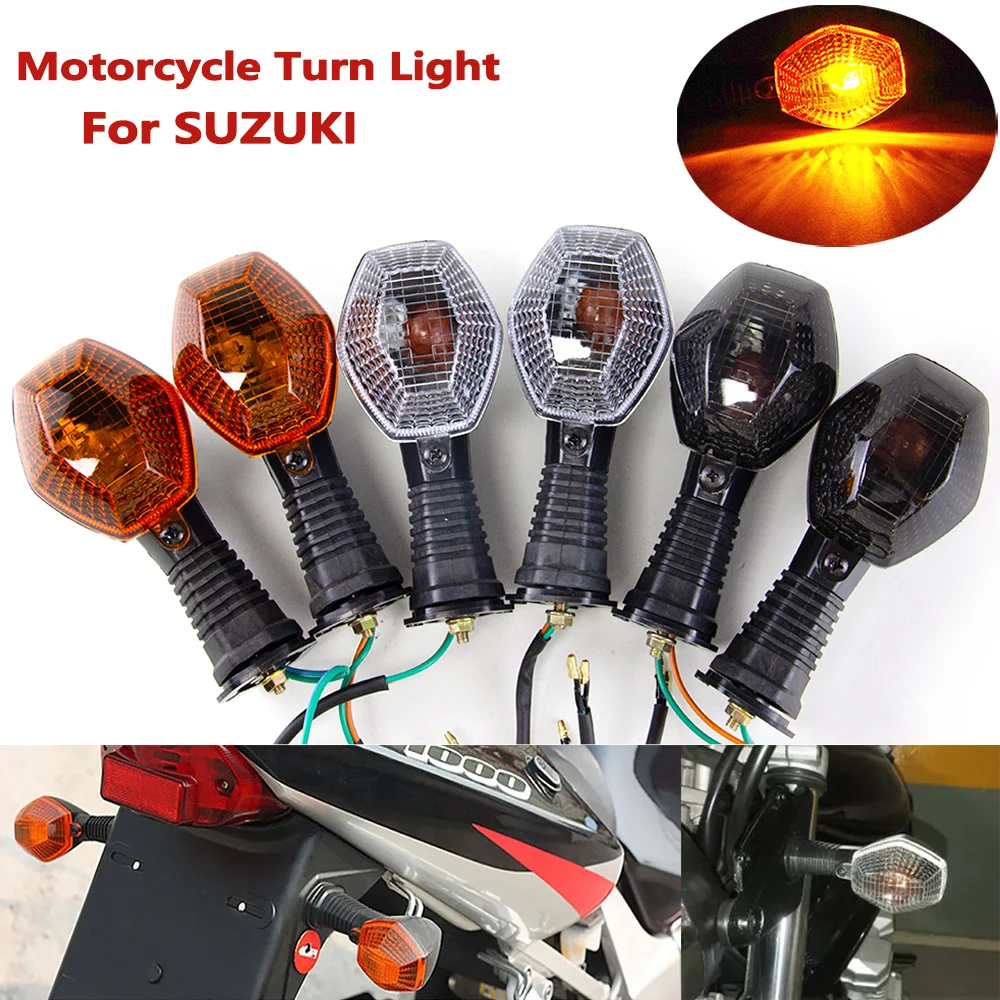 Motorcycle Front Rear Turn Signal Indicator Lights For Suzuki DL650 ...