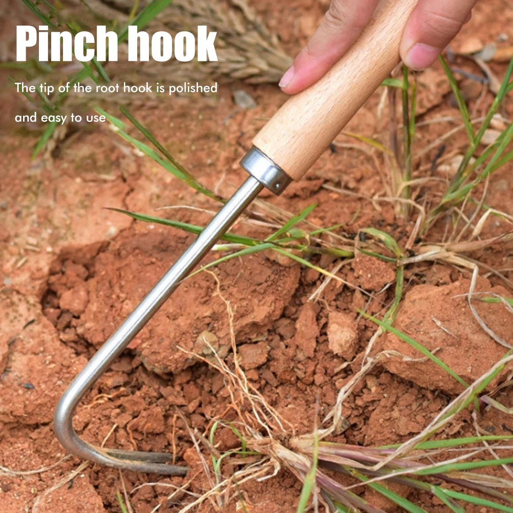 Hand Weed Puller V Shape Weeder Weeding Tools With Handle For Garden ...