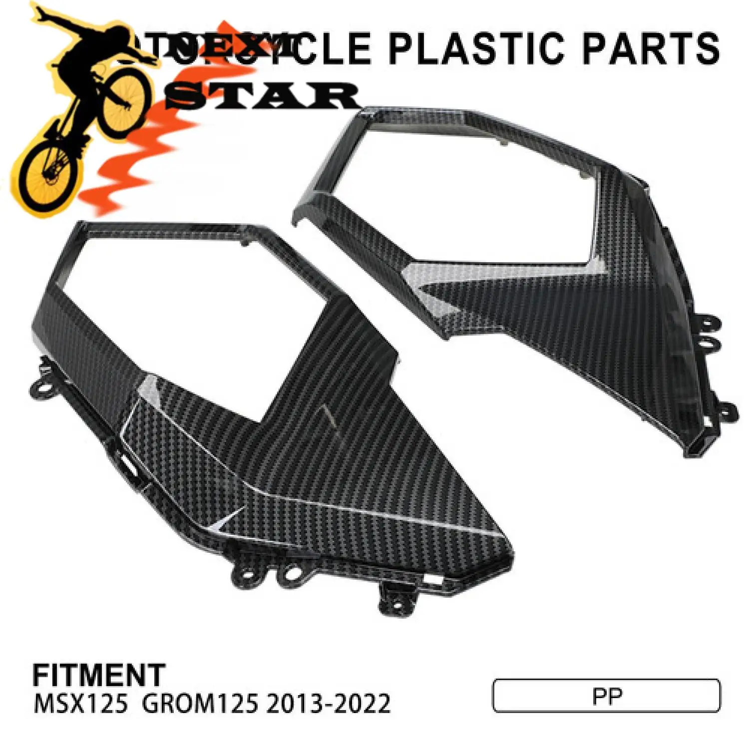 Motorcycle-Front-Side-Panel-Fairing-Covers-Guard-For-GROM125-MSX125 ...