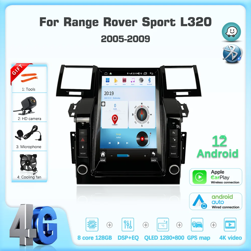 JEHUNG-REPRODUCTOR-multimedia-para-coche-Land-RoverRange-Rover-Sport ...
