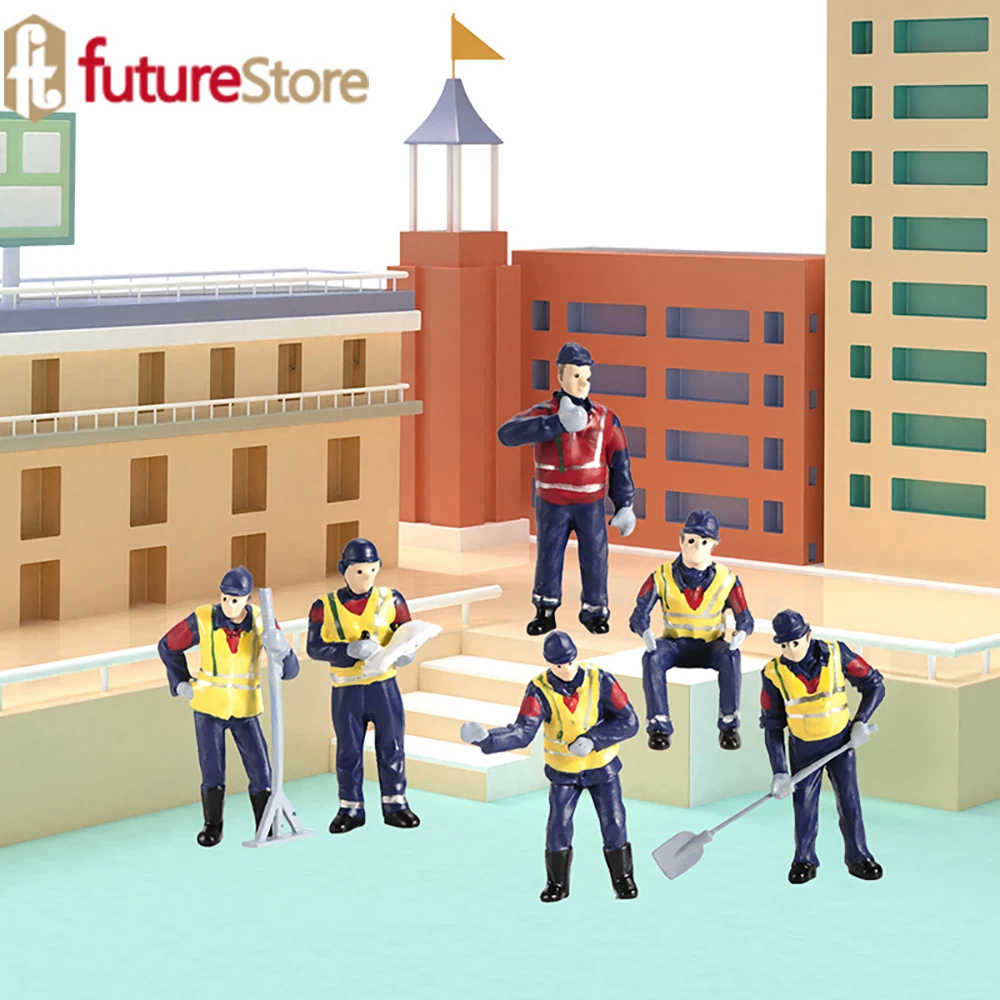 6pcs-1-50-Construction-Workers-Maintenance-Workers-Mini-Dolls-FOR ...