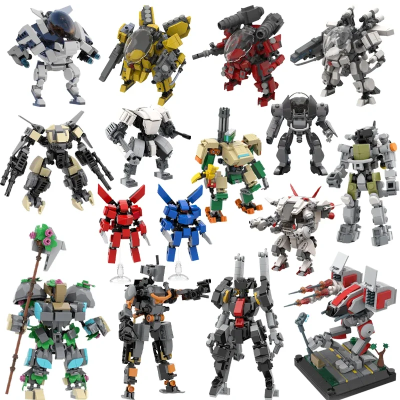 Mecha-Robot-MOC-AF-03-AF-05-War-Machine-Building-Blocks-Kit-Tapir ...