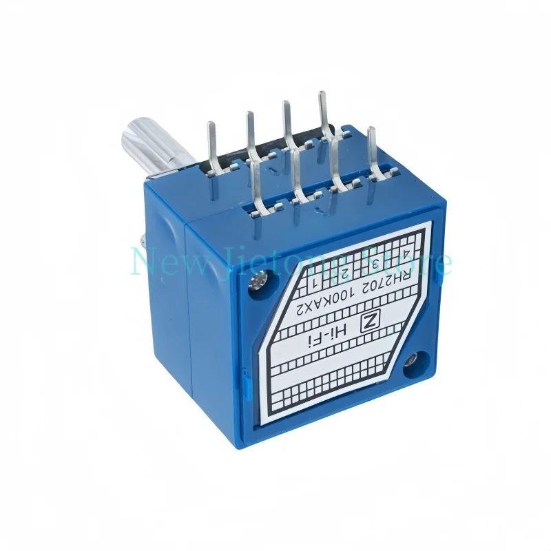 27 Type Double Volume Potentiometer RH2702 8Pins Serrated Split Shaft ...