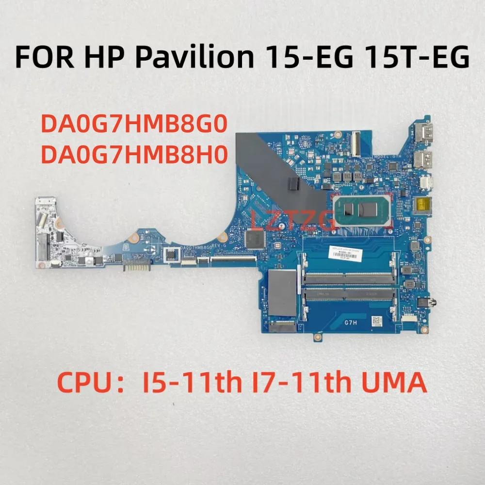 DA0G7HMB8G0 DA0G7HMB8H0 For HP Pavilion 15-EG 15T-EG Laptop Motherboard ...