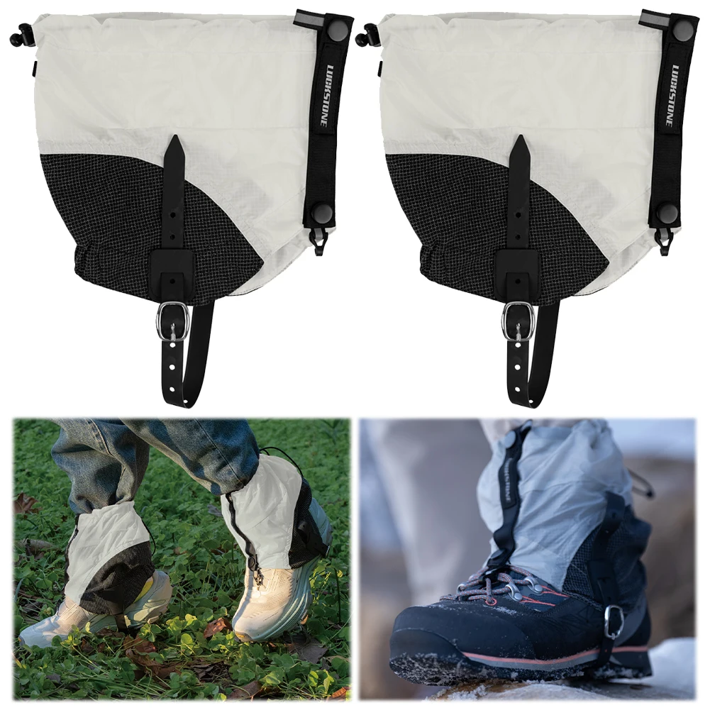 Unisex Leg Ankle Gaiters Waterproof Mountaineering Ankle Shoes Covers ...