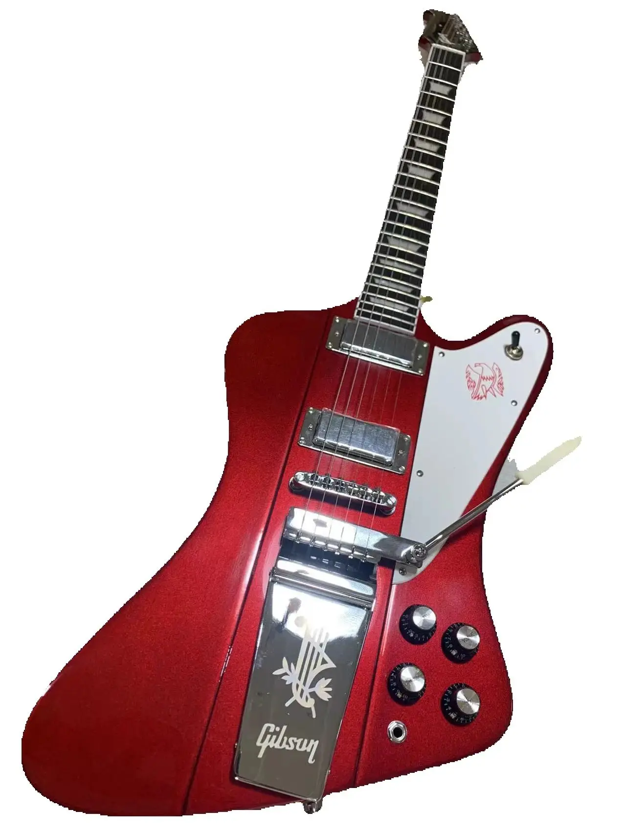 Firebird-ELectric-Guitar-Cream-Red-Color-Rosewood-Fingerboard-Tune-O ...