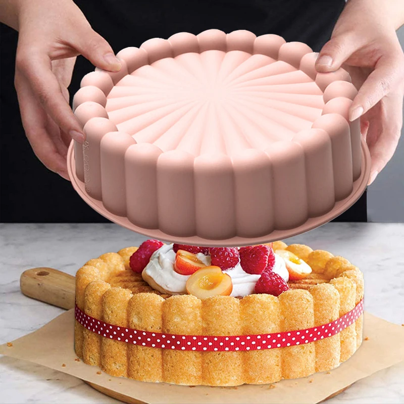 1pcs,Make delicious cakes with this versatile non-stick silicone cake ...