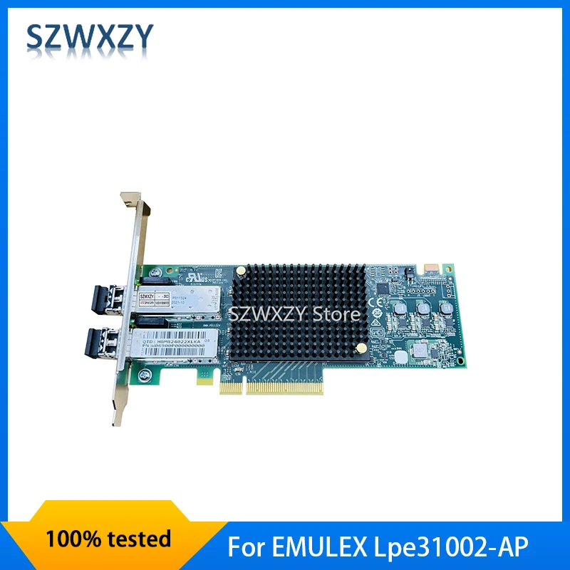 SZWXZY New Original For EMULEX Lpe31002-AP Dual Port 16GHBA PCIe Fiber ...
