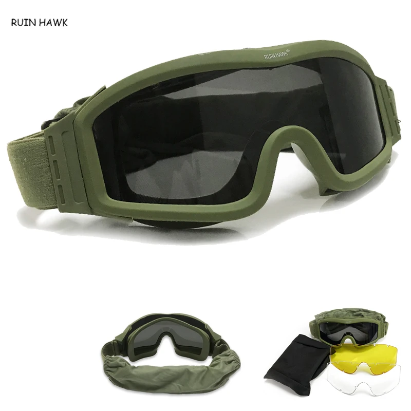 Military Tactical Glasses Men | Glasses Sunglasses | Safety Goggles ...