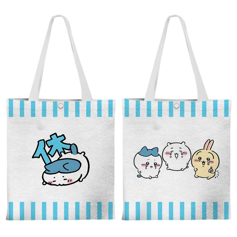 Cute Chiikawa Canvas Shoulder Bags - Chiikawa Plush