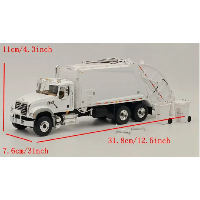 FIRST-GEAR-Diecast-Alloy-1-34-Scale-10-4295B-Garbage-Truck-Engineering ...