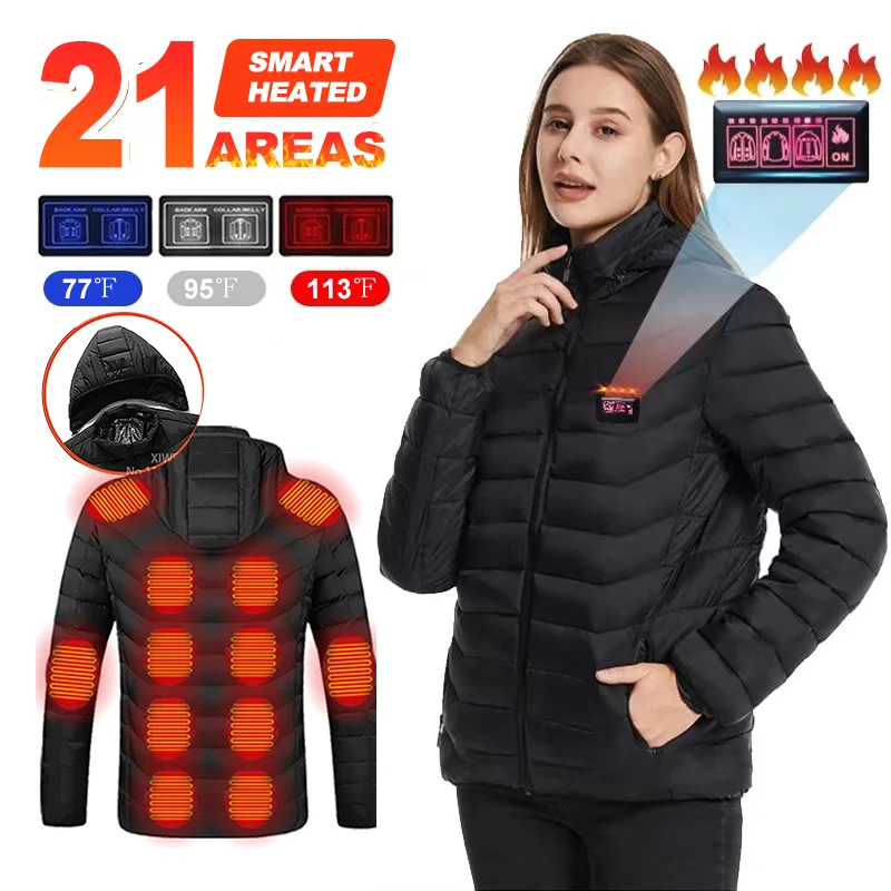 21-Areas-Heated-Jacket-Mens-Jacket-USB-Self-Heating-Jacket-Women-Coat ...