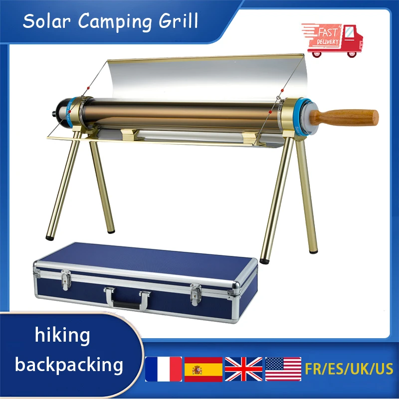 Solar Oven BBQ Grill Portable Stove Cookware Camping Cookware and ...