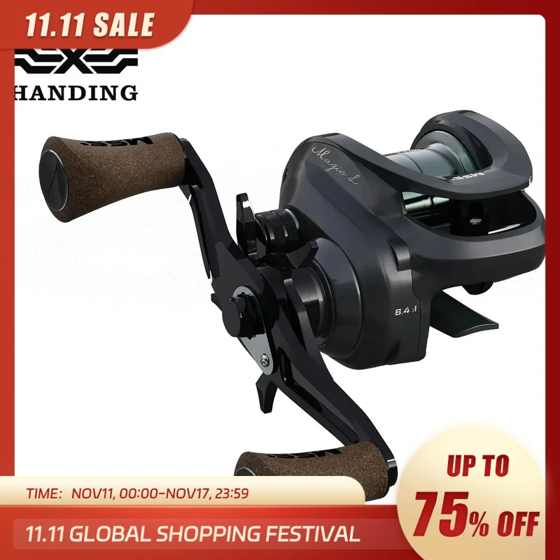 HANDING-Magic-L-8KG-Max-Drag-6-4-1-9-1BB-Baitcasting-Fishing-Reel ...