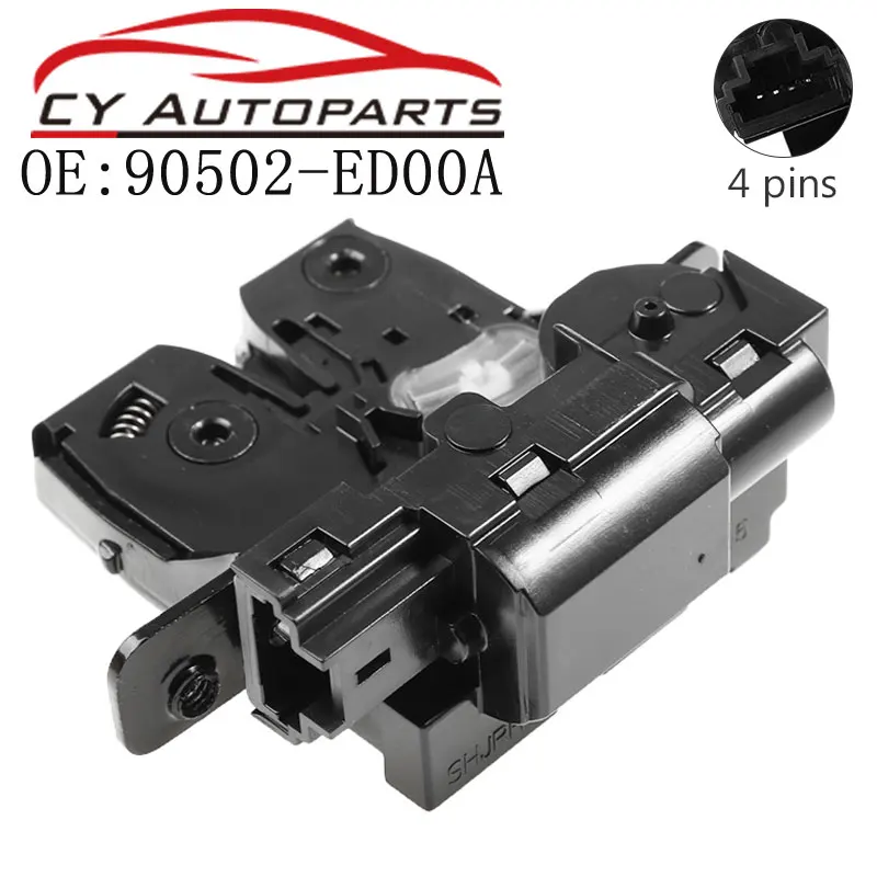 닛산 qashqai를위한 새로운 뒷 트렁크 리드 잠금 래치 2008 2015 90502 ED00A 90502ED00A ...