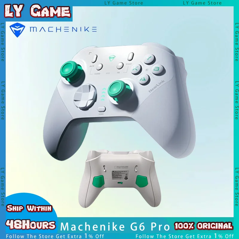 Machenike-G6pro-Starflash-Wireless-2-4G-Gamepad-Hall-Rocker-Bluetooth ...