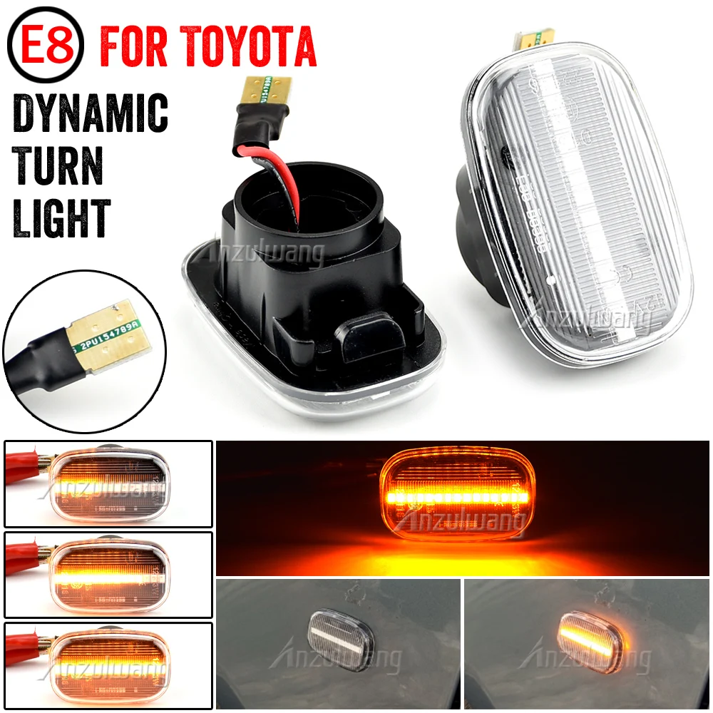 Led Dynamic Side Marker Lamp Turn Signal Light For Toyota Avensis Verso ...