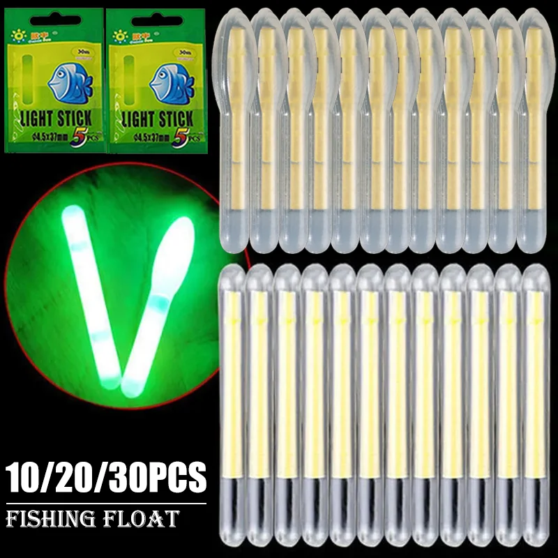 10-20-30pcs-Fishing-Float-Light-Stick-Fireflies-Fluorescent-Lightstick ...
