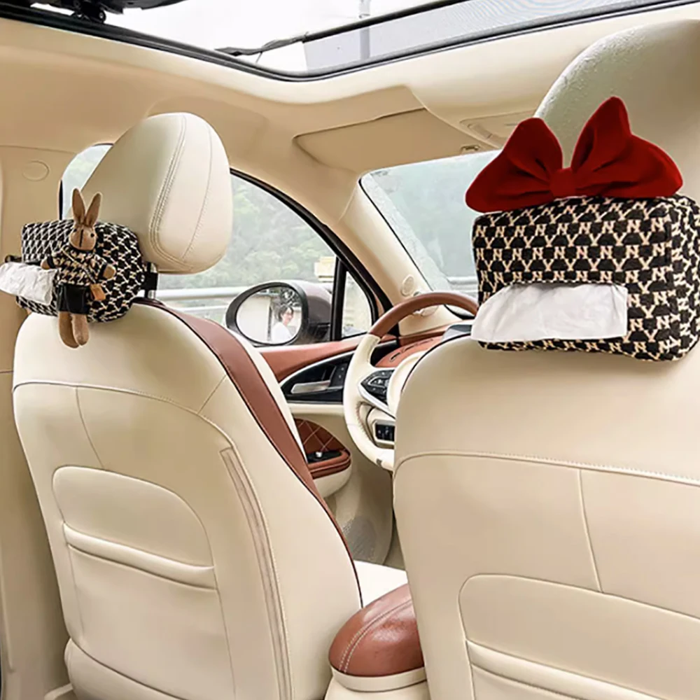 Advanced-Sense-Thousand-Bird-Lattice-Car-Tissue-Box-Female-Car-Seat ...
