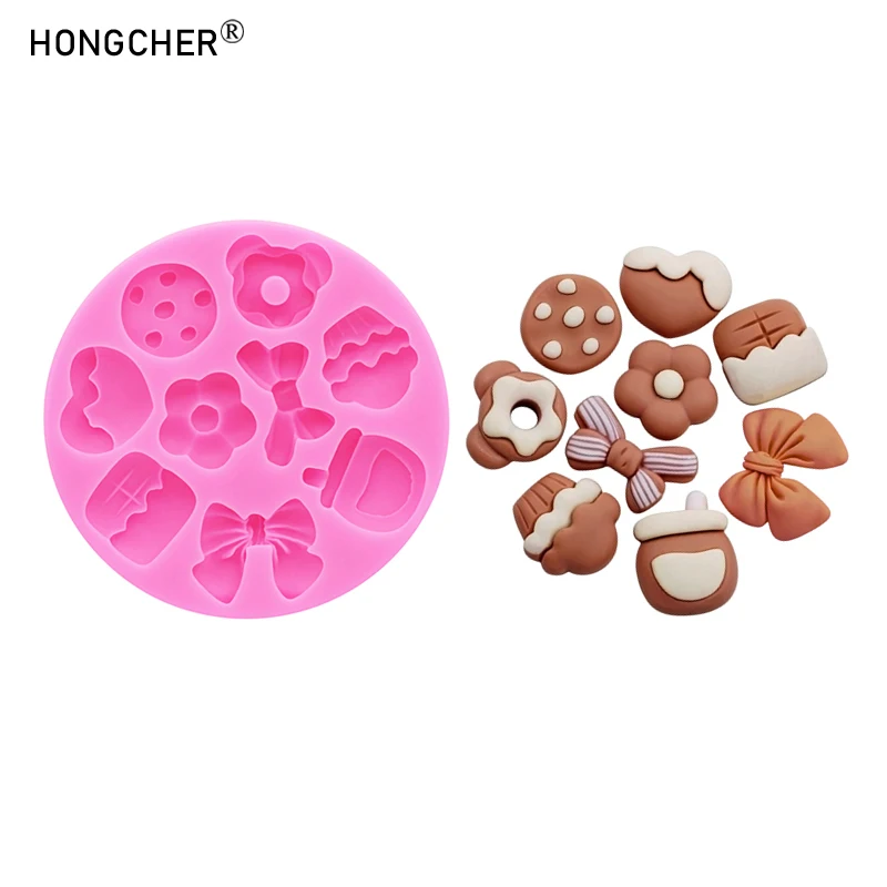 Cookies-candy-food-toys-headdress-resin-jewelry-accessories-drip-mold ...