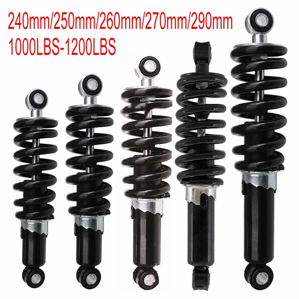 Motorcycle 240/250/260/270/290mm 1200LBS Rear Shock Absorber Suspension ...