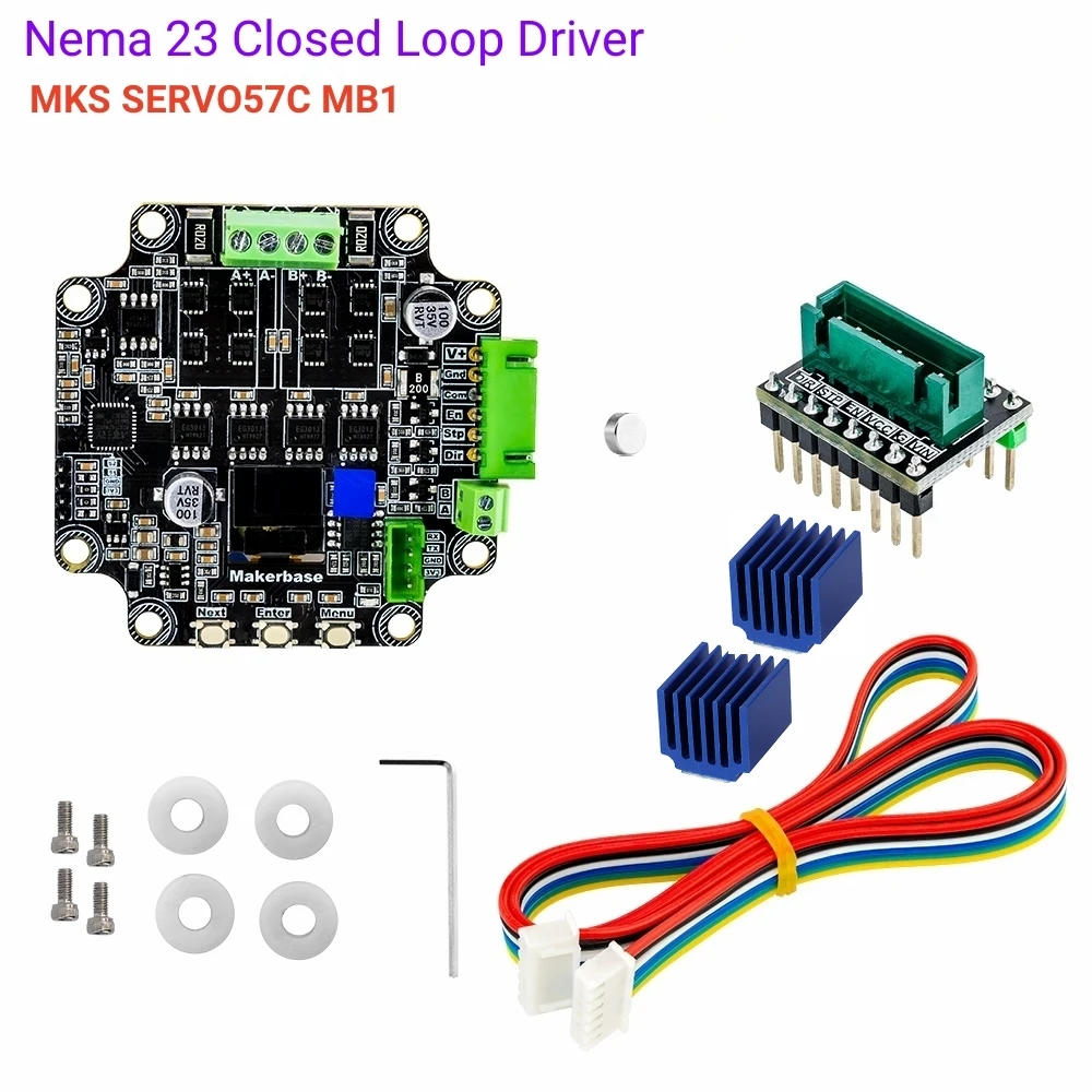MKS SERVO57C PCBA board Nema 23 closed loop stepper Servo driver board controller FOC RS485 for ...
