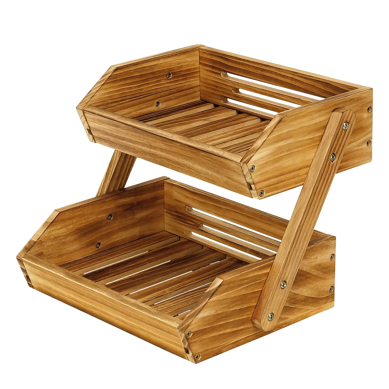 2-Tier-Wooden-Fruit-Basket-for-Kitchen-Fruit-Stand-Storage-Holder-Fruit ...