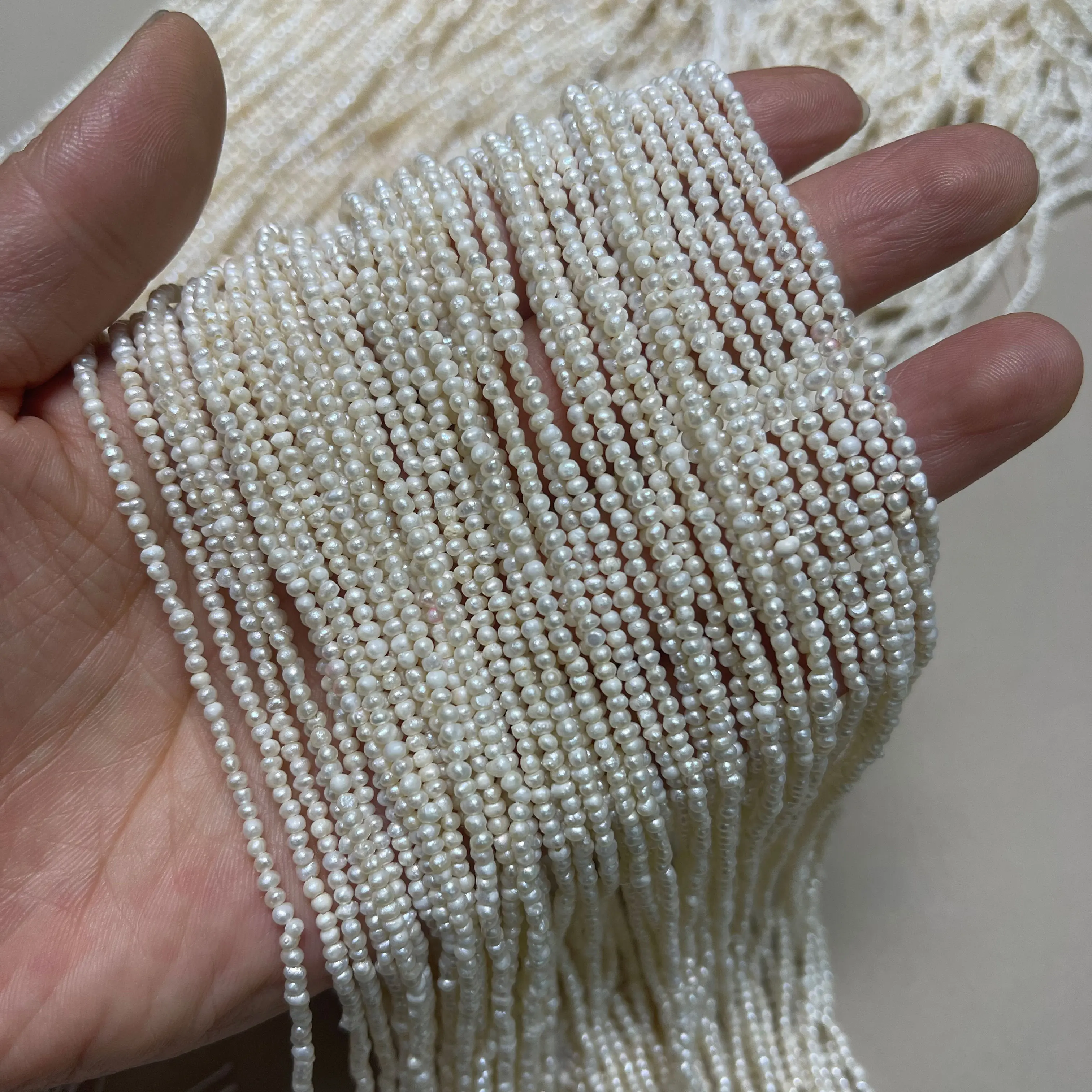 Natural Freshwater Tiny Pearls Beads High Quality Pearl Loose Beads for ...