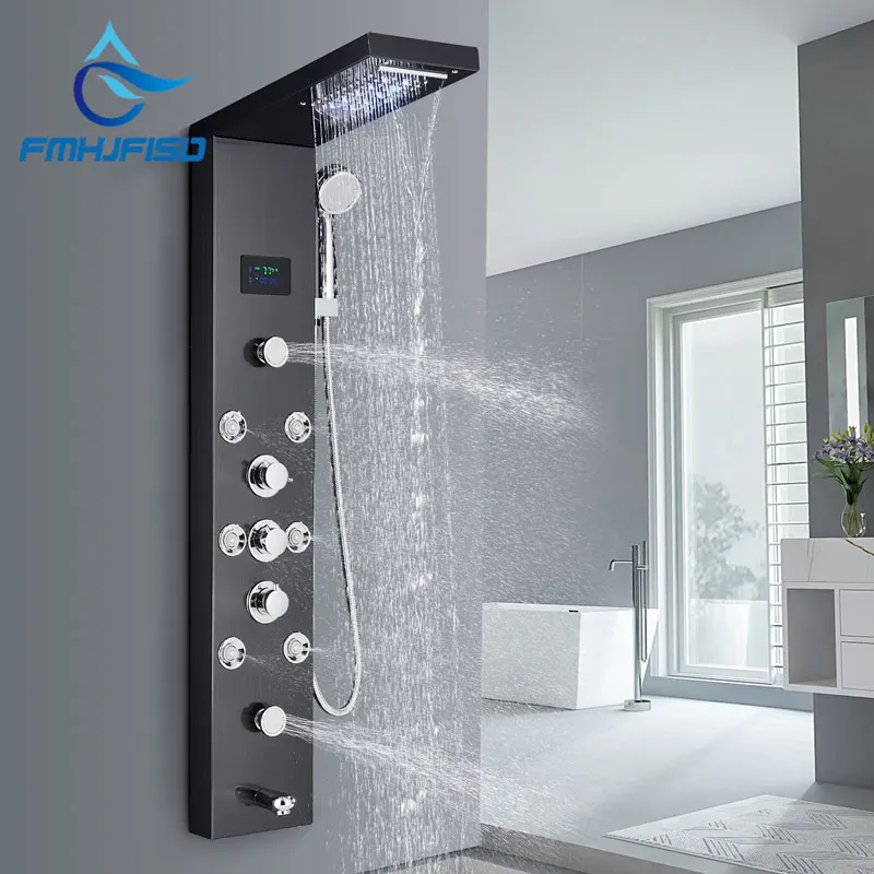 With Panels Shower Heads Jets