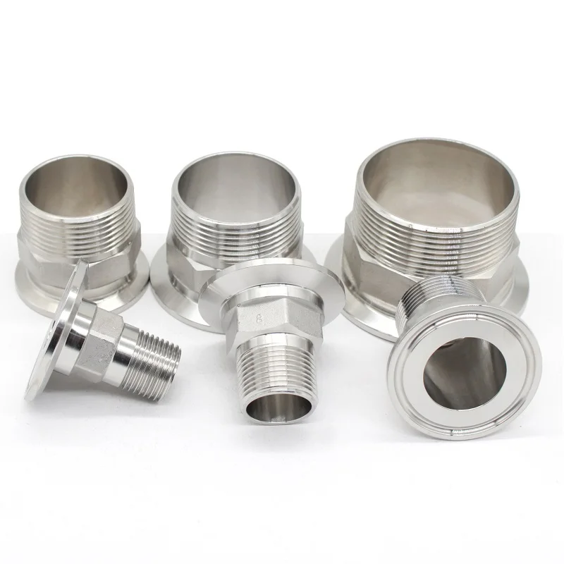 SS304-316-Stainless-Steel-Sanitary-Hexagon-External-Thread-BSPT-1-4-2 ...