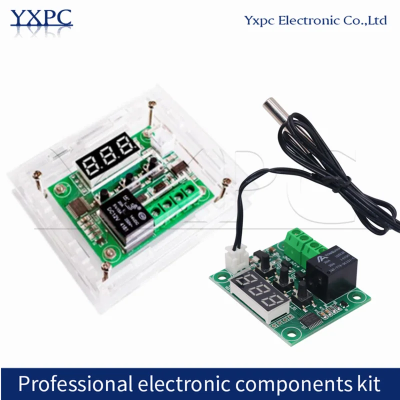 Termostato-digital-de-control-de-temperatura-W1209-placa-de-interruptor-de-termostato-caja-W1209 ...