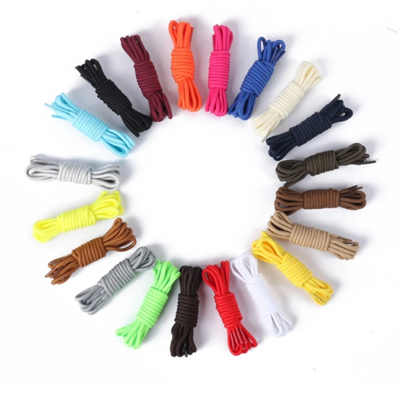 100cm-160cm-Long-of-Round-Shoelaces-Shoe-Strings-Shoe-Laces-Cord-Ropes ...