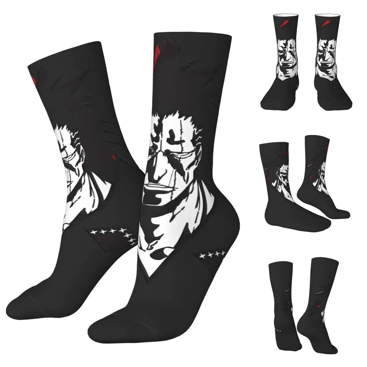 Japan Anime Bleach Zaraki Kenpachi Men and Women printing Socks,fashion ...